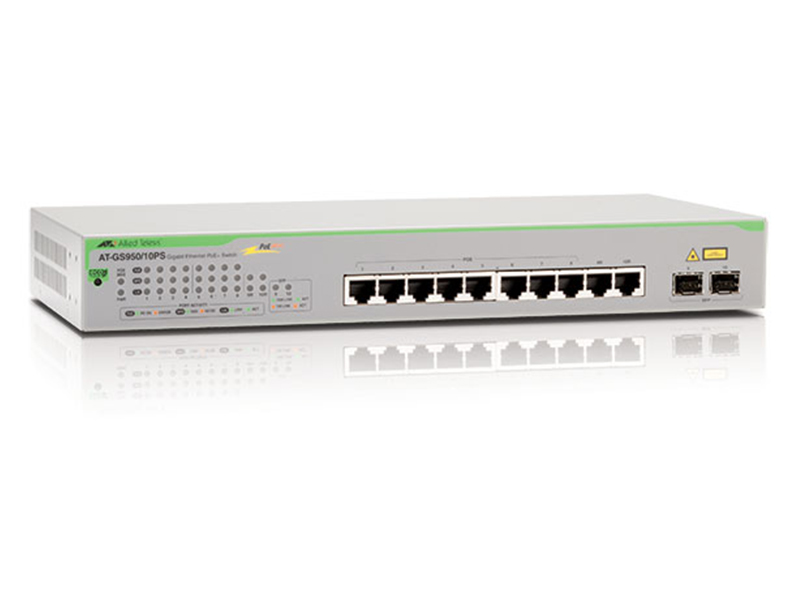 Allied Telesis AT GS950 10PS 50 PoE Switch